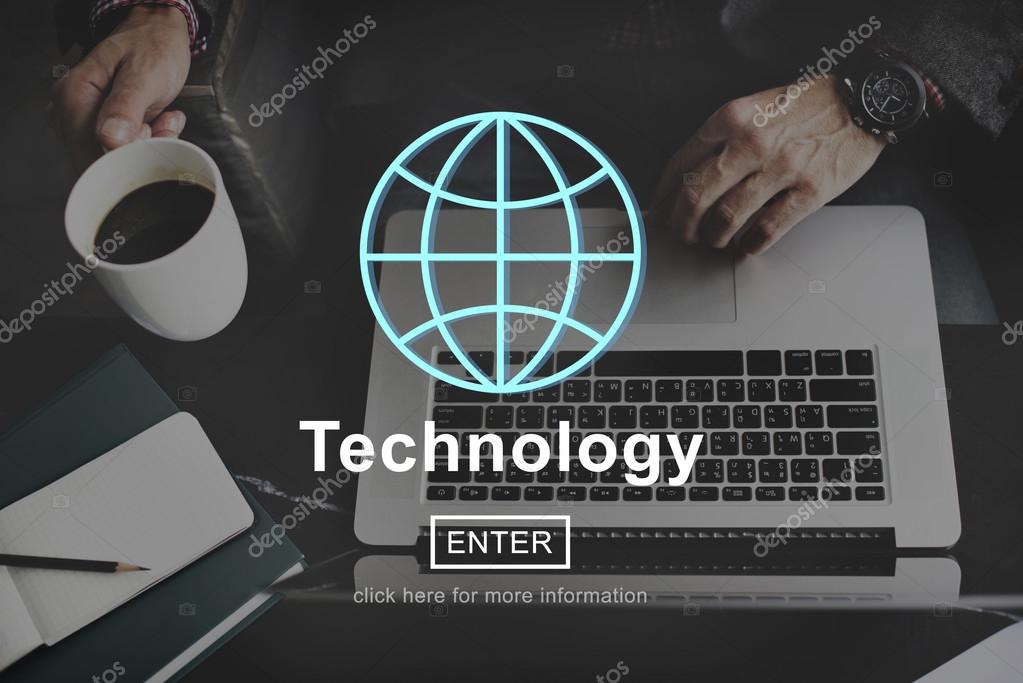 Laptop with technology concept — Stock Photo © Rawpixel #108844980
