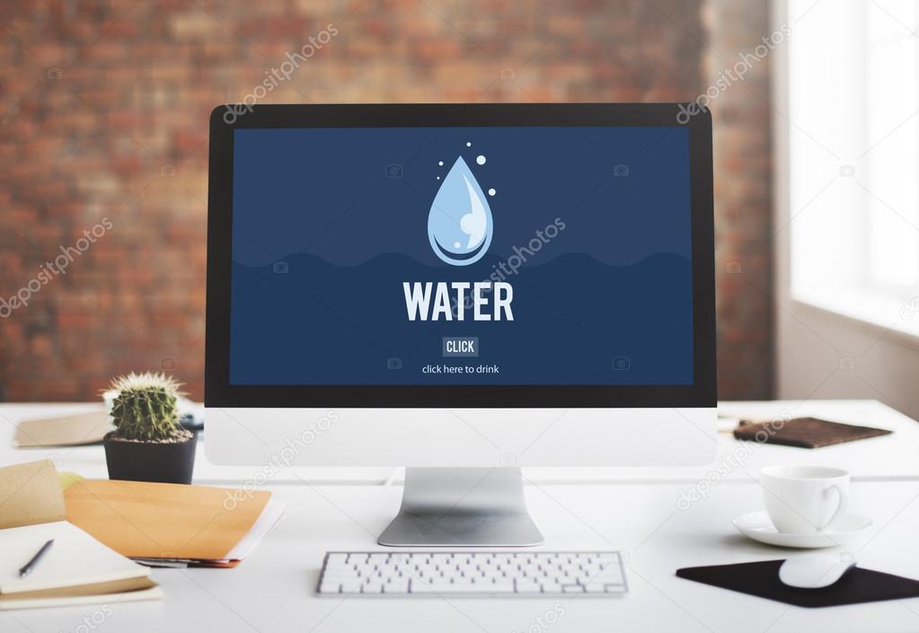 Switched on computer in office — Stock Photo © Rawpixel #109029820