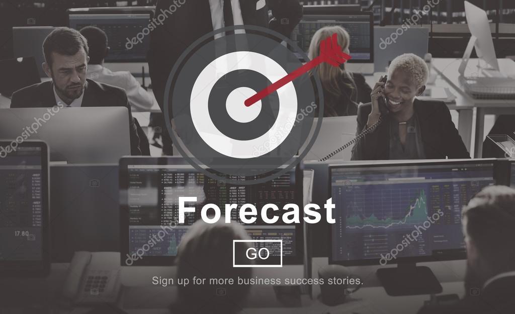 Business people working and forecast — Stock Photo © Rawpixel #109676146