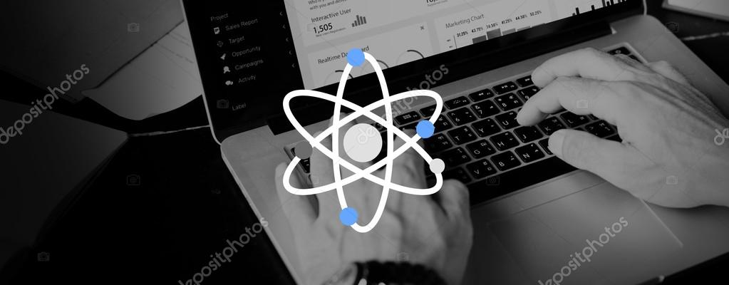 Laptop with science concept — Stock Photo © Rawpixel #109680118