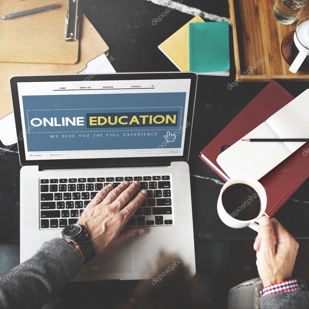 Laptop with education concept — Stock Photo © Rawpixel #110541914