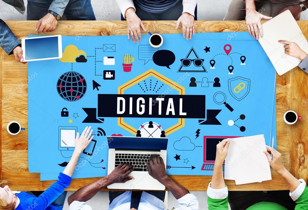 Business People and Digital Technology Concept — Stock Photo © Rawpixel ...