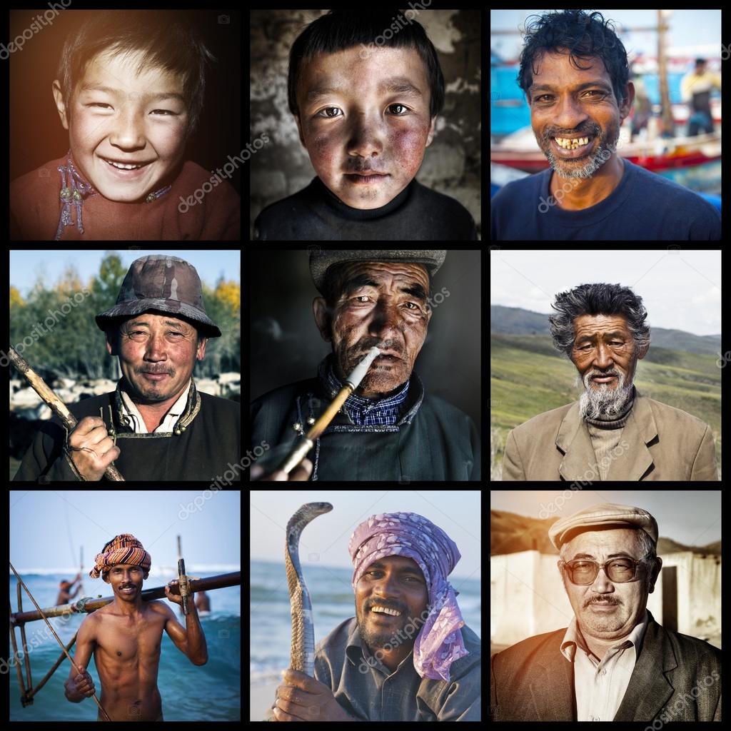 Mixed Race Collage Stock Photo by ©Rawpixel 111465830