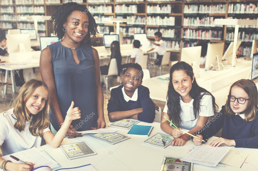 Pupils having lesson at school Stock Photo by ©Rawpixel 111737782