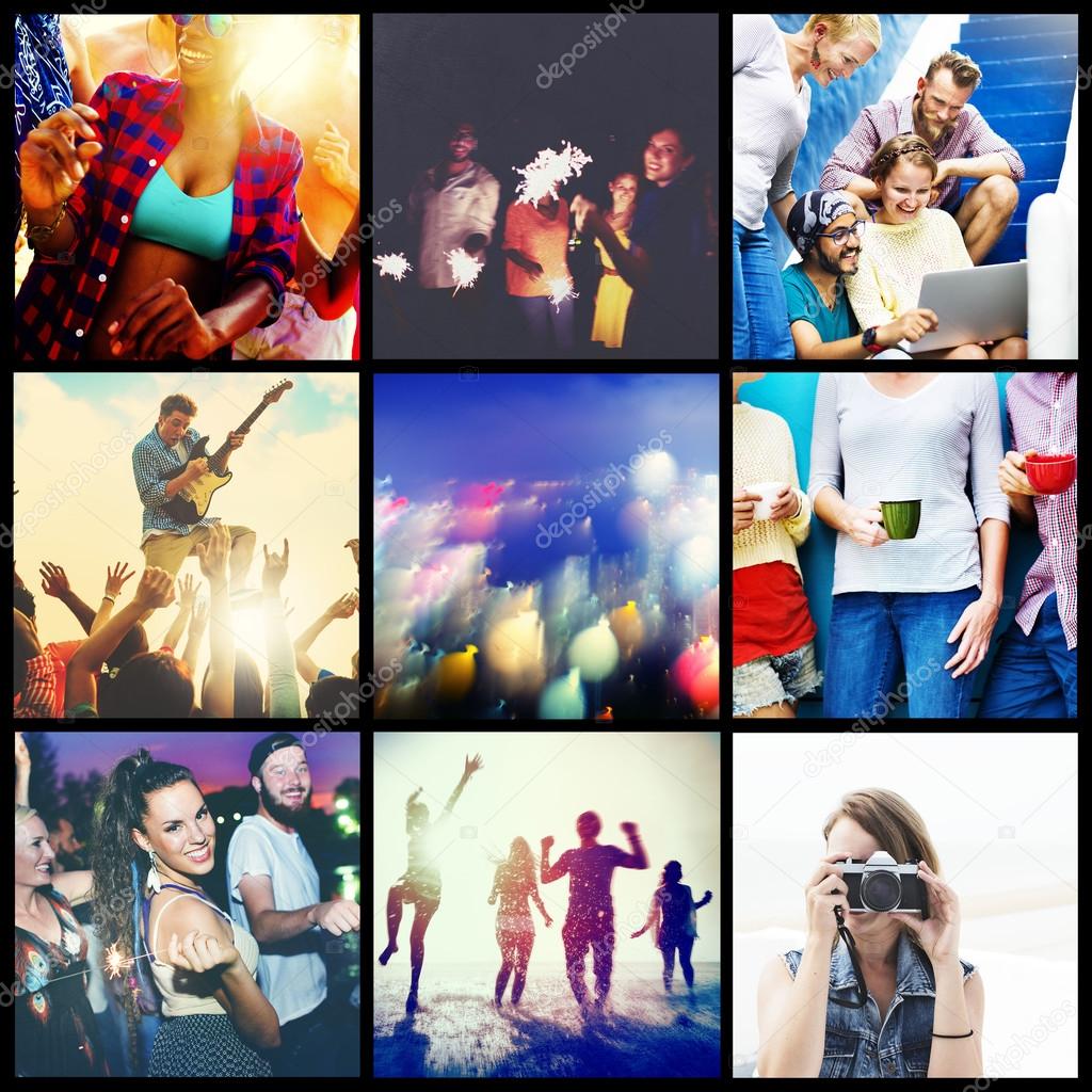 Collage Collection Various people Stock Photo by ©Rawpixel 111743704
