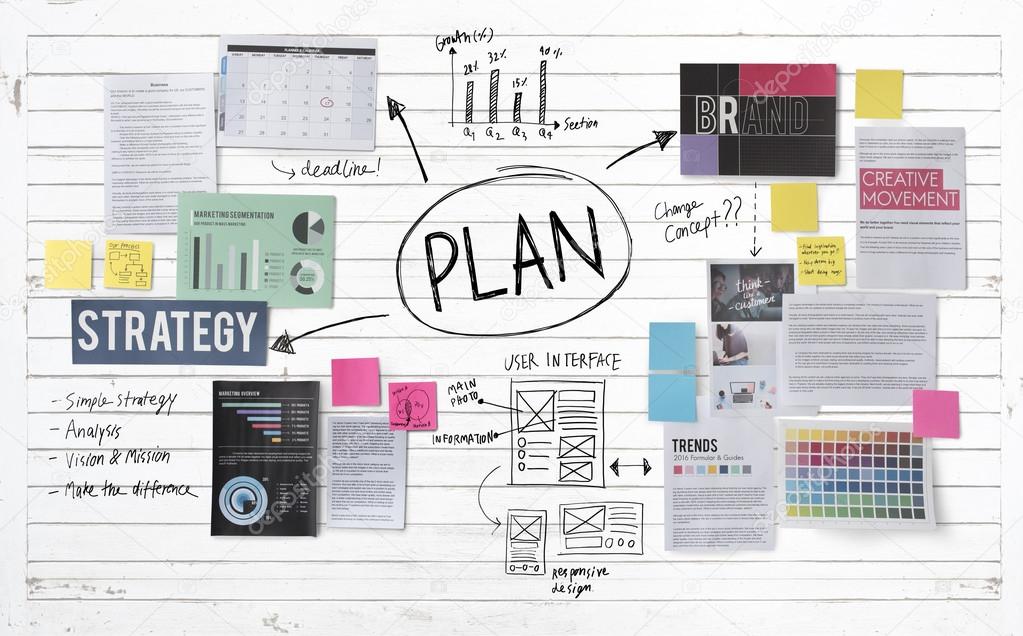 Motivation plan ideas — Stock Photo © Rawpixel #111868626