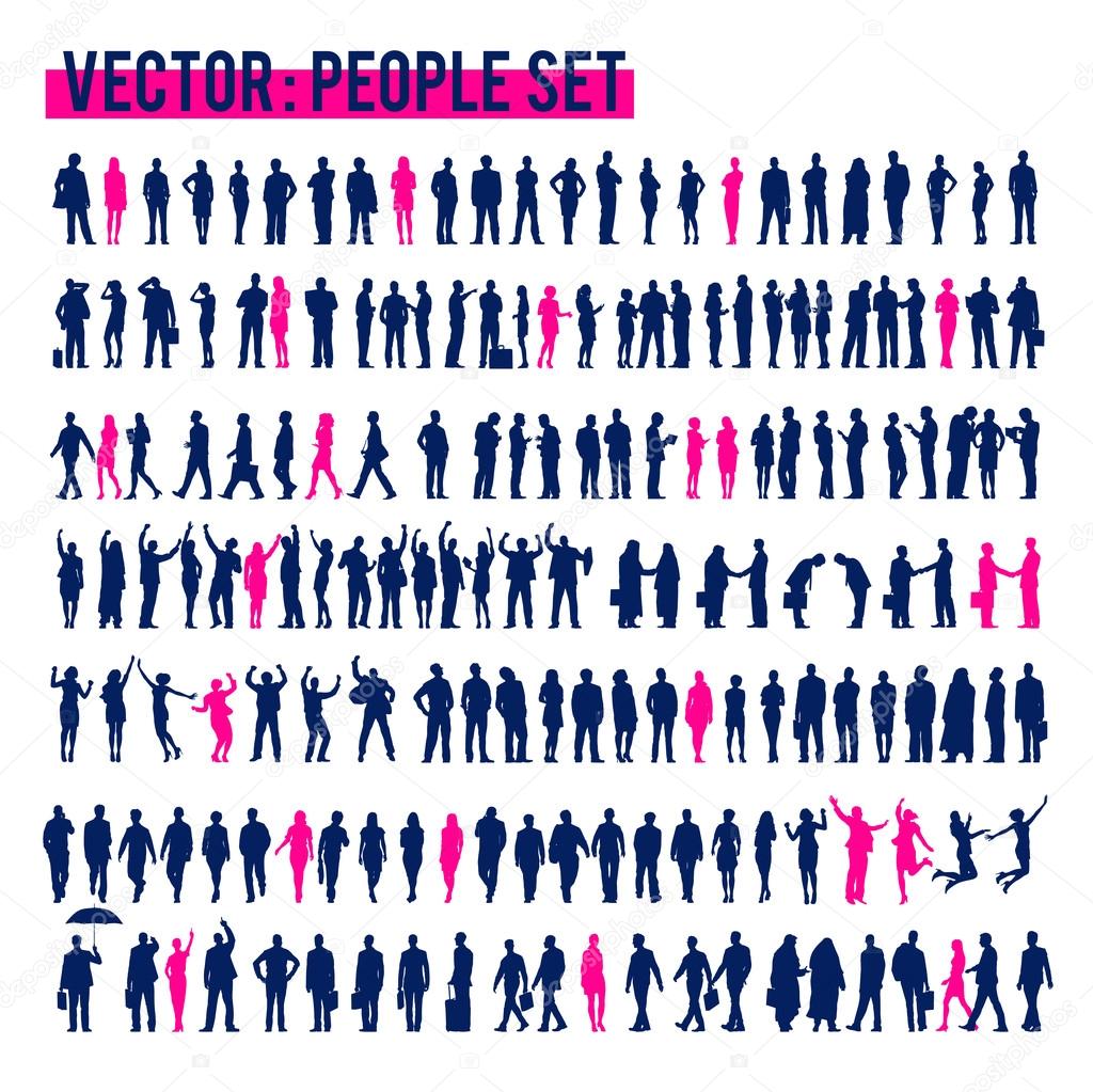 Graphic people icons Stock Vector by ©Rawpixel 112595132