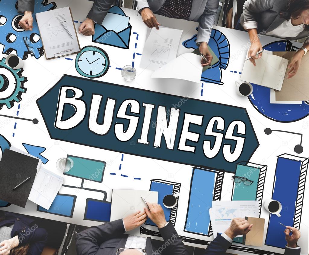 Businesspeople working at negotiating table — Stock Photo © Rawpixel ...