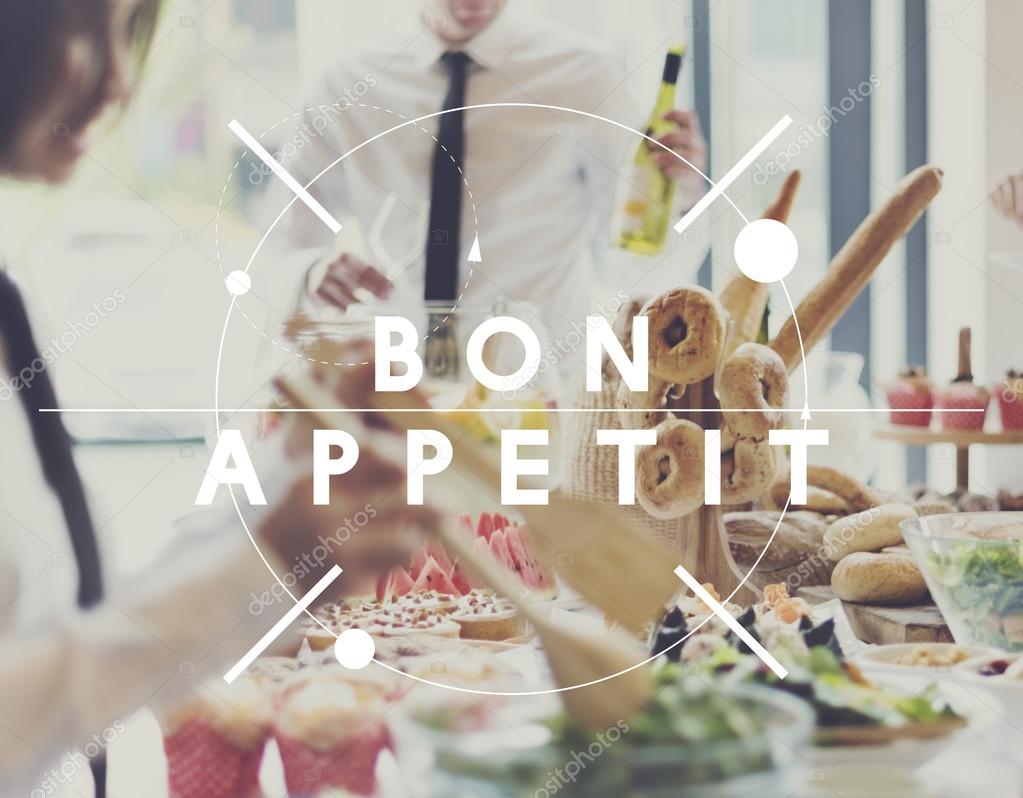 Staff serves buffet table Stock Photo by ©Rawpixel 112787690