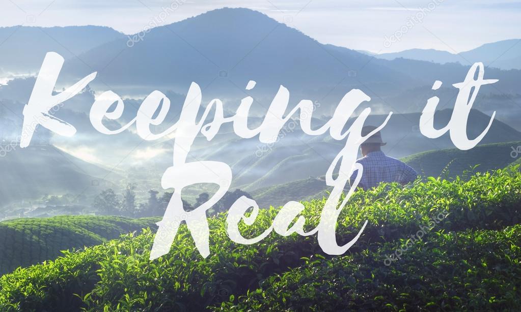Keeping It Real Concept — Stock Photo © Rawpixel #112799370