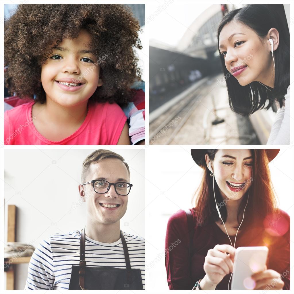 Collage Collection Various people Stock Photo by ©Rawpixel 113223120