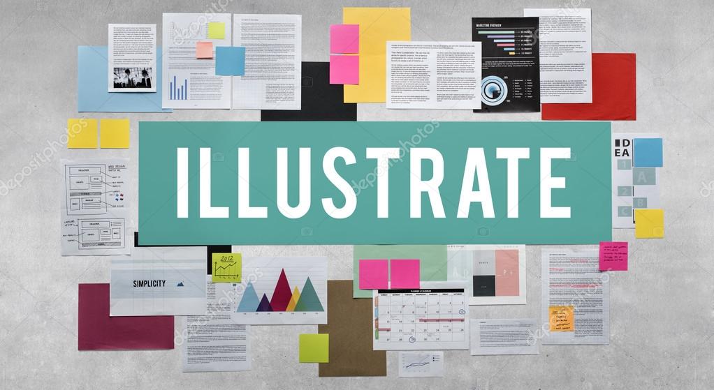 Illustrate word, Design Concept Stock Photo by ©Rawpixel 113249486