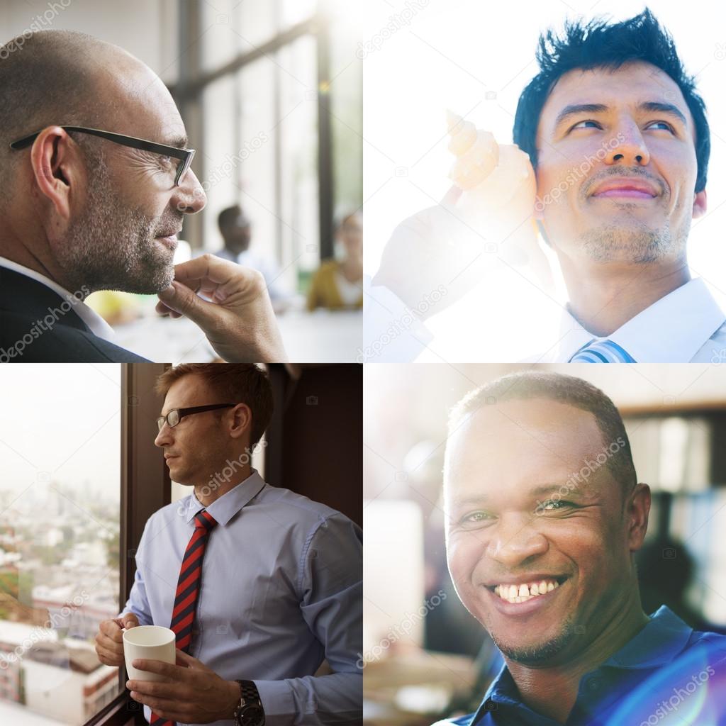 Collage Collection Various men — Stock Photo © Rawpixel #113519178