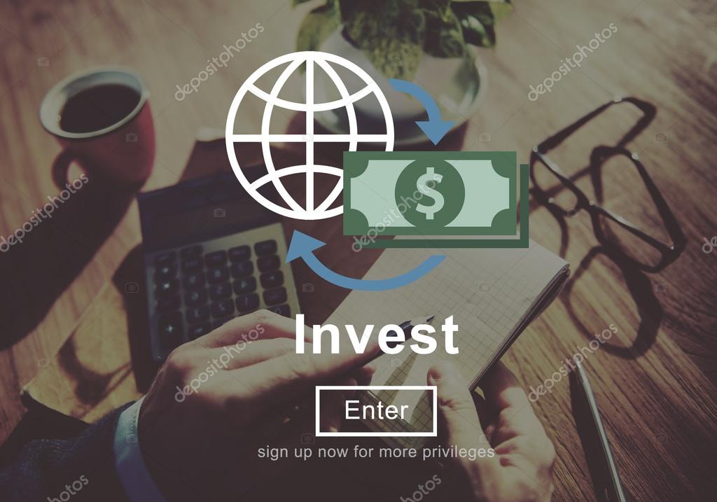 Businessman working with Invest Concept — Stock Photo © Rawpixel #114487838