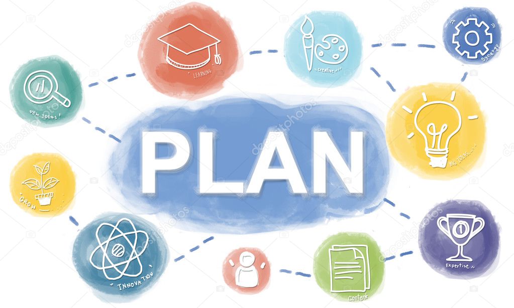 Plantilla con concepto de plan — Foto de stock © Rawpixel #114553806