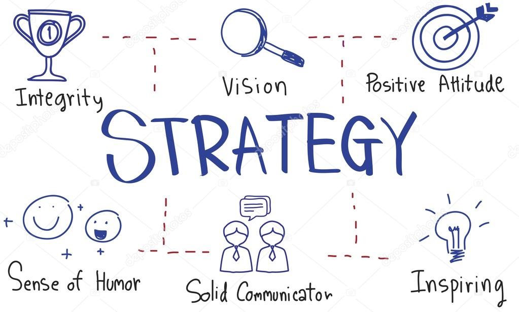 Template with strategy concept — Stock Photo © Rawpixel #115679192