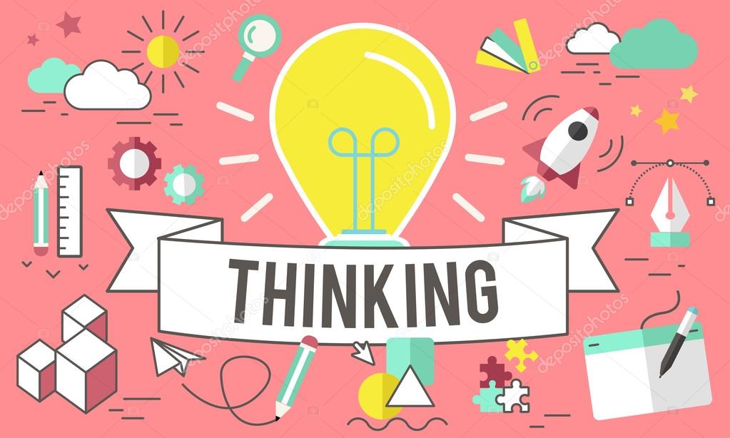 Template with thinking concept Stock Illustration by ©Rawpixel #115691704