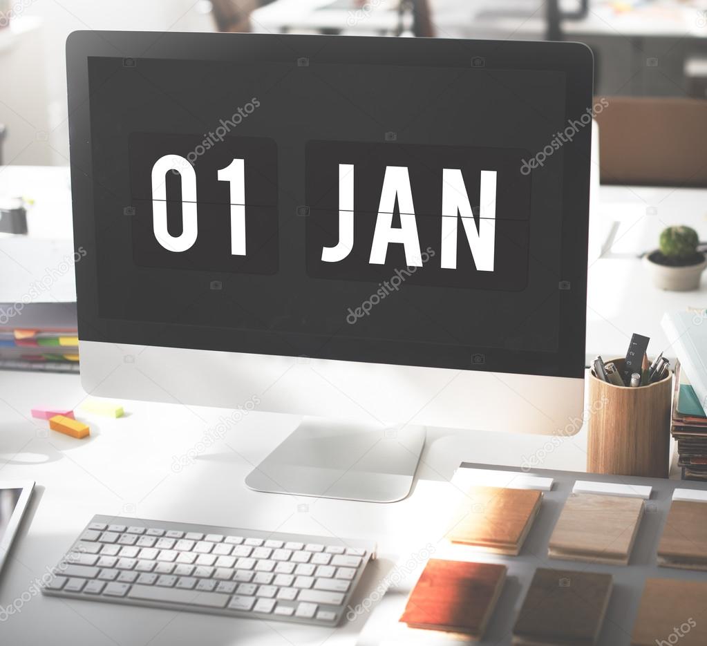 Computer with information on screen — Stock Photo © Rawpixel #115862322