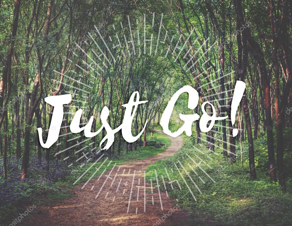 Just Go text — Stock Photo © Rawpixel #116385528