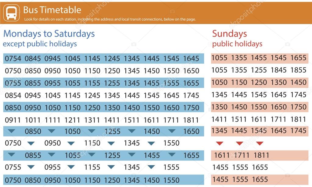 Bus Schedule Concept — Stock Photo © Rawpixel #117580602