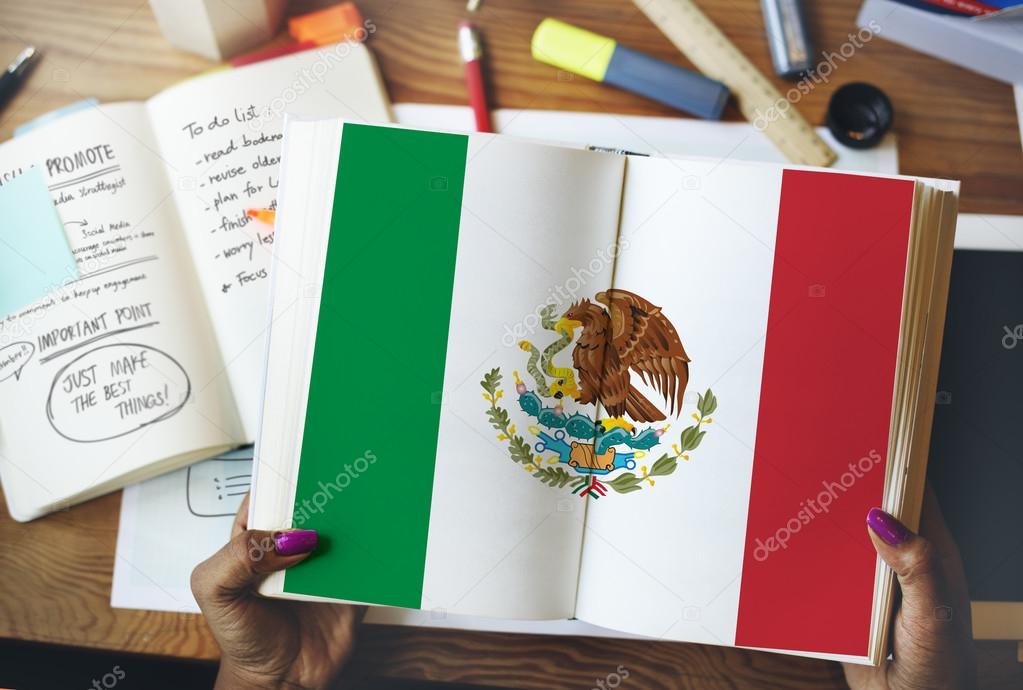 Libro con Bandera Nacional de México: fotografía de stock © Rawpixel ...
