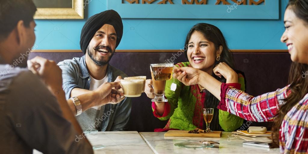 Indian people in cafe Stock Photo by ©Rawpixel 120325108
