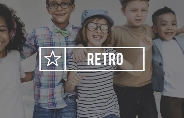 Retro kids Stock Photos, Royalty Free Retro kids Images | Depositphotos