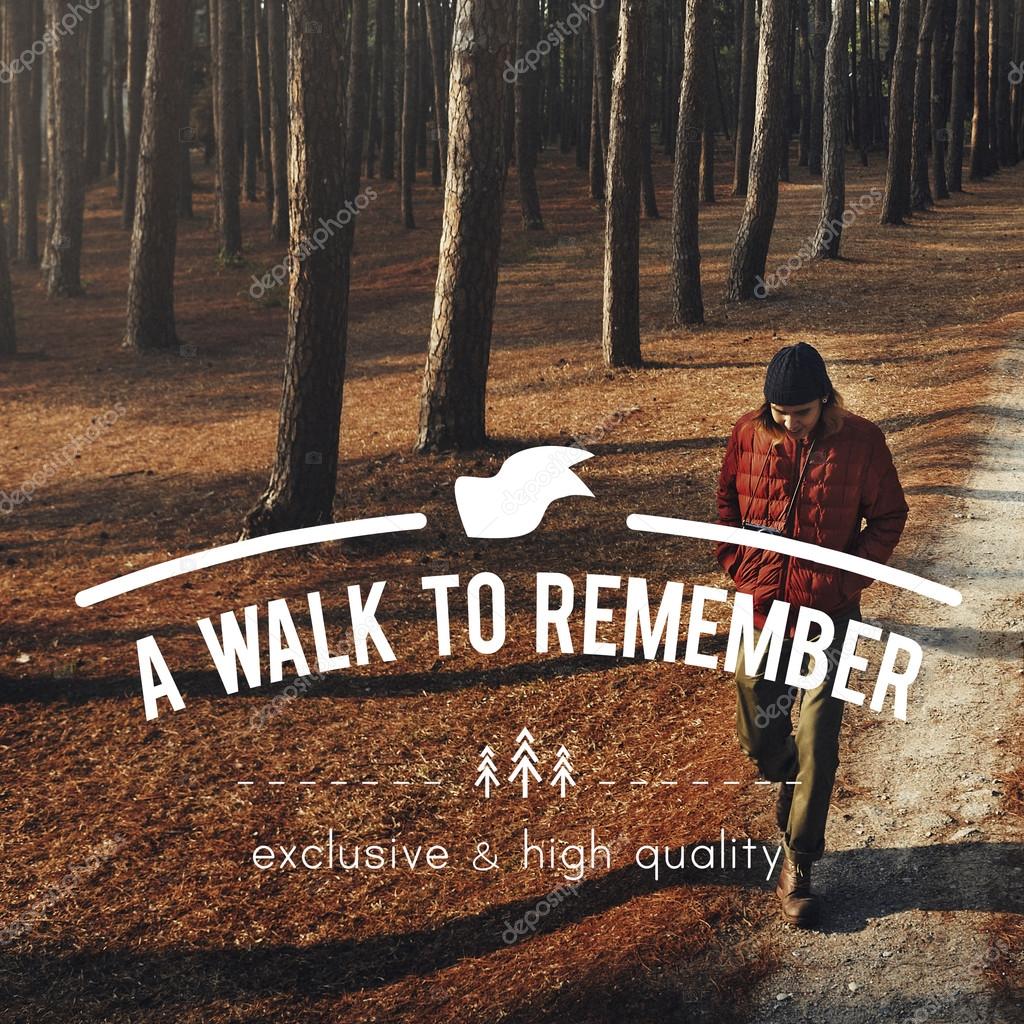 Man walking alone in forest Stock Photo by ©Rawpixel 121133932