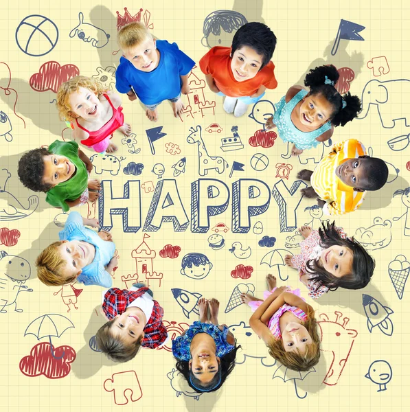 Happy children collage Stock Photos, Royalty Free Happy children ...