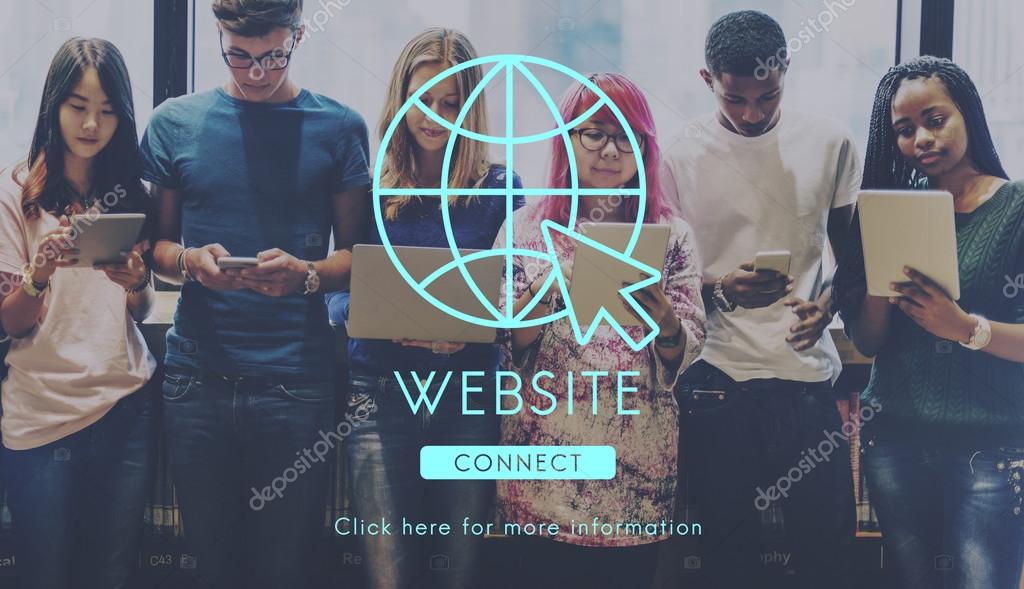 Students using digital devices — Stock Photo © Rawpixel #122056284