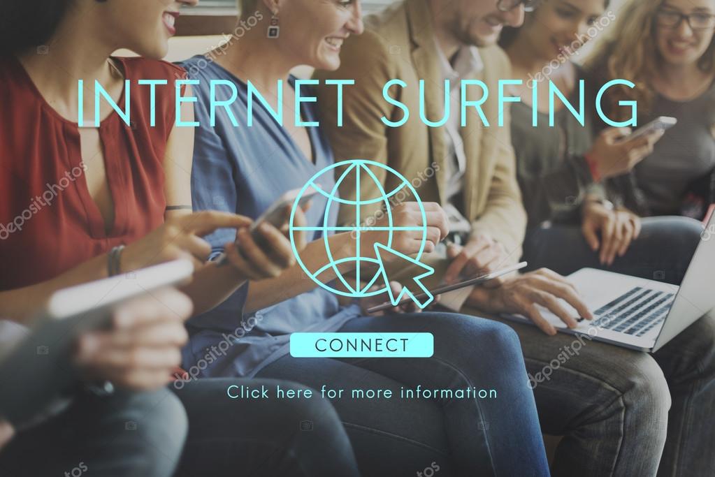 People sit with devices and Internet Surfing — Stock Photo © Rawpixel ...