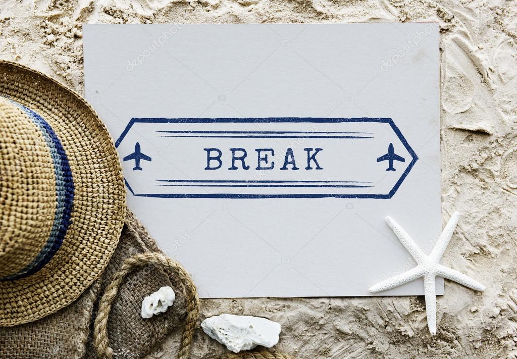 White paper with text Break Stock Photo by ©Rawpixel 122458382