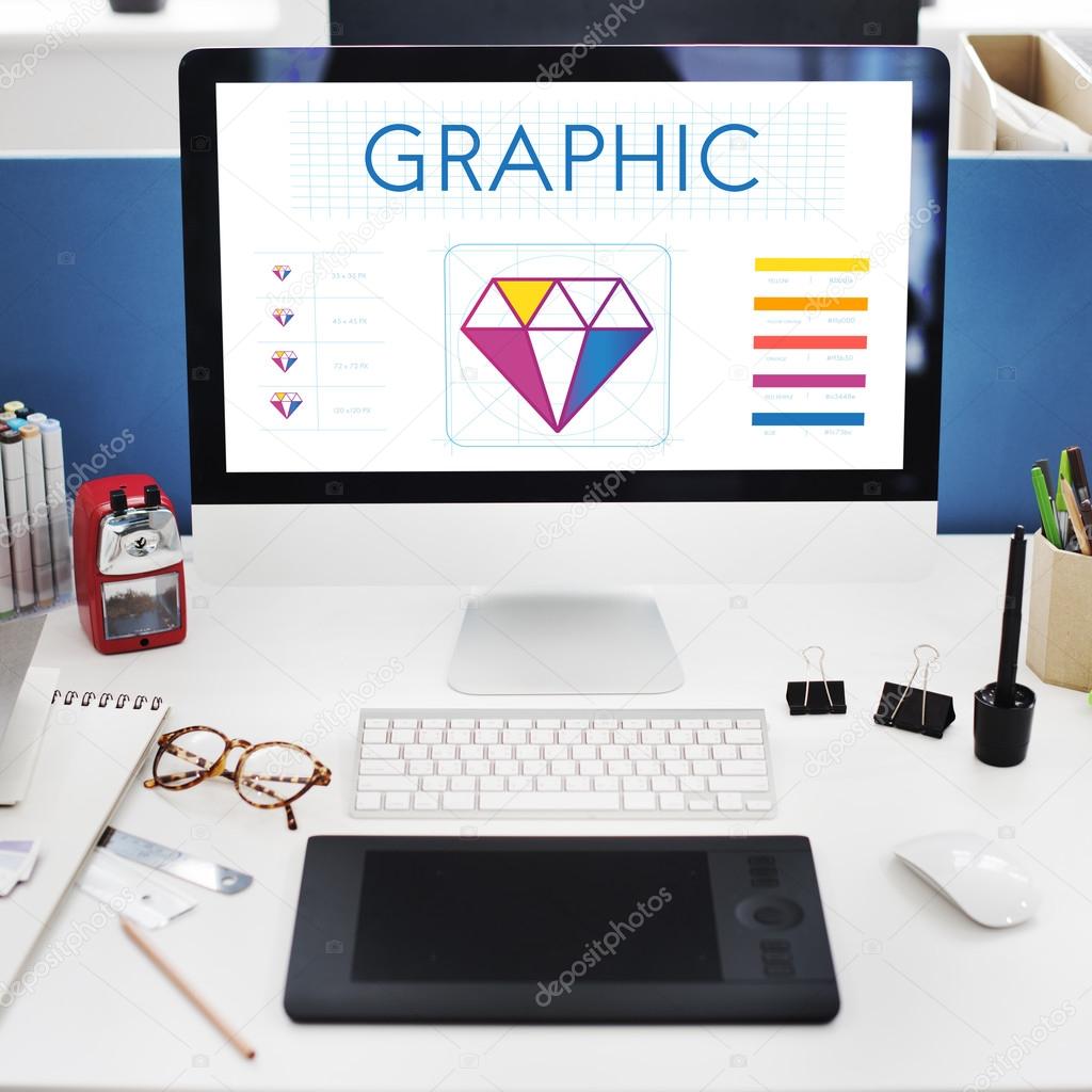 Computer on the office desk Stock Photo by ©Rawpixel 123934196