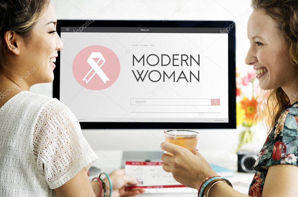 Beautiful women talking and smiling Stock Photo by ©Rawpixel 124616094