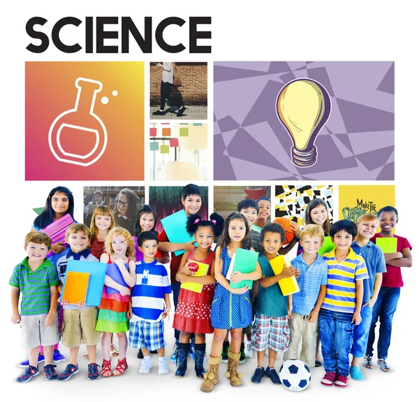Kids science background Stock Photos, Royalty Free Kids science ...