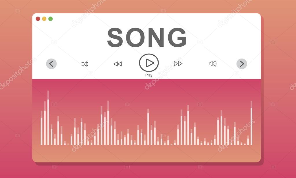 Creative banner with text Song — Stock Photo © Rawpixel #125551144