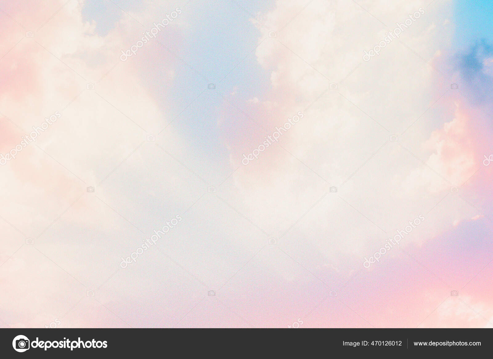 Colorful Pastel Cloud Pattern Background Stock Illustration by ...