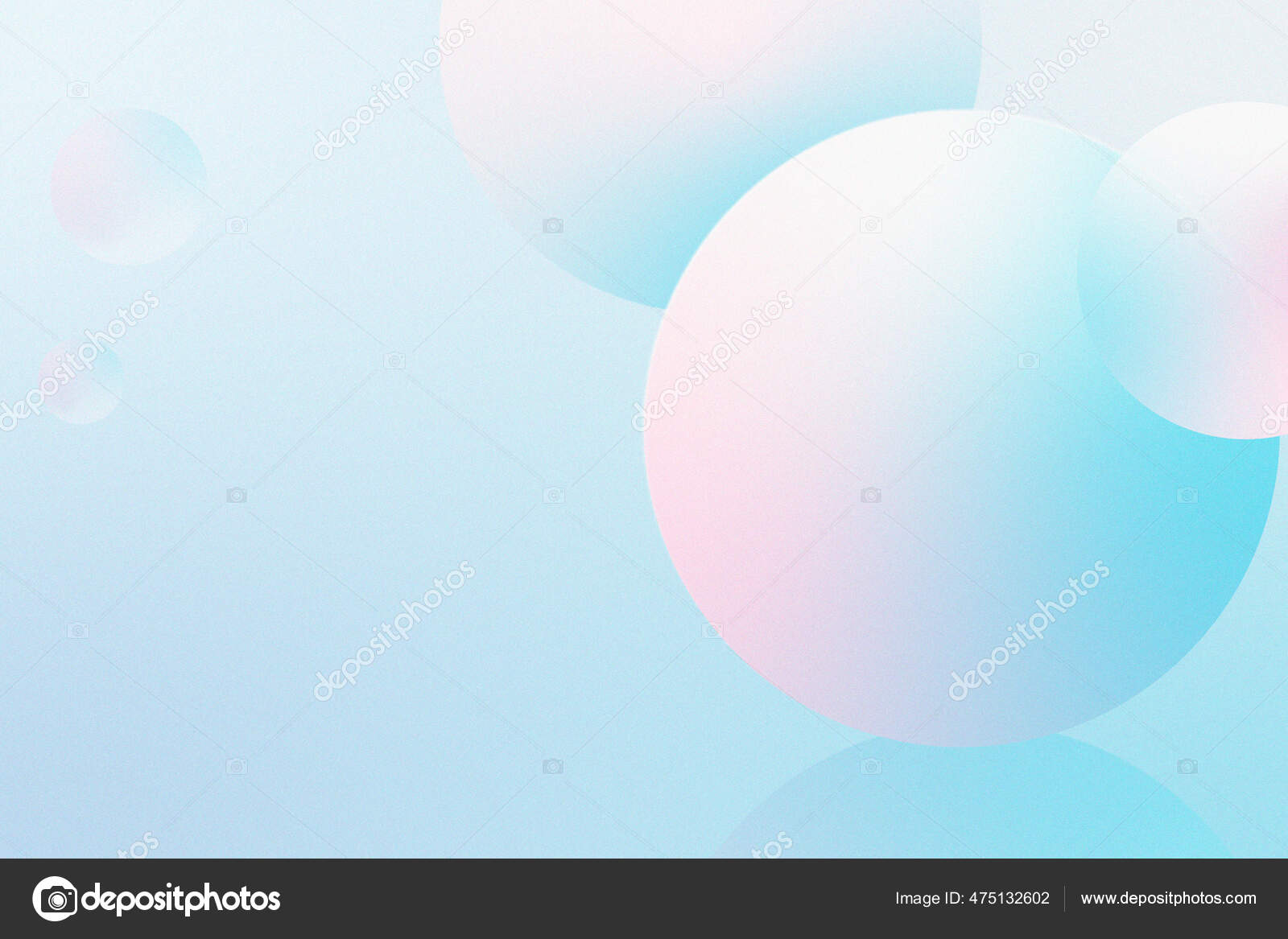 Bolas Color Rosa Azul Sobre Fondo Azul — Foto de stock #475132602 ...