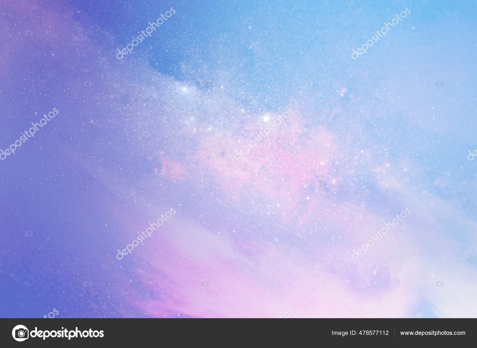 Pastel Galaxy Patterned Background Illustration — Stock Photo ...