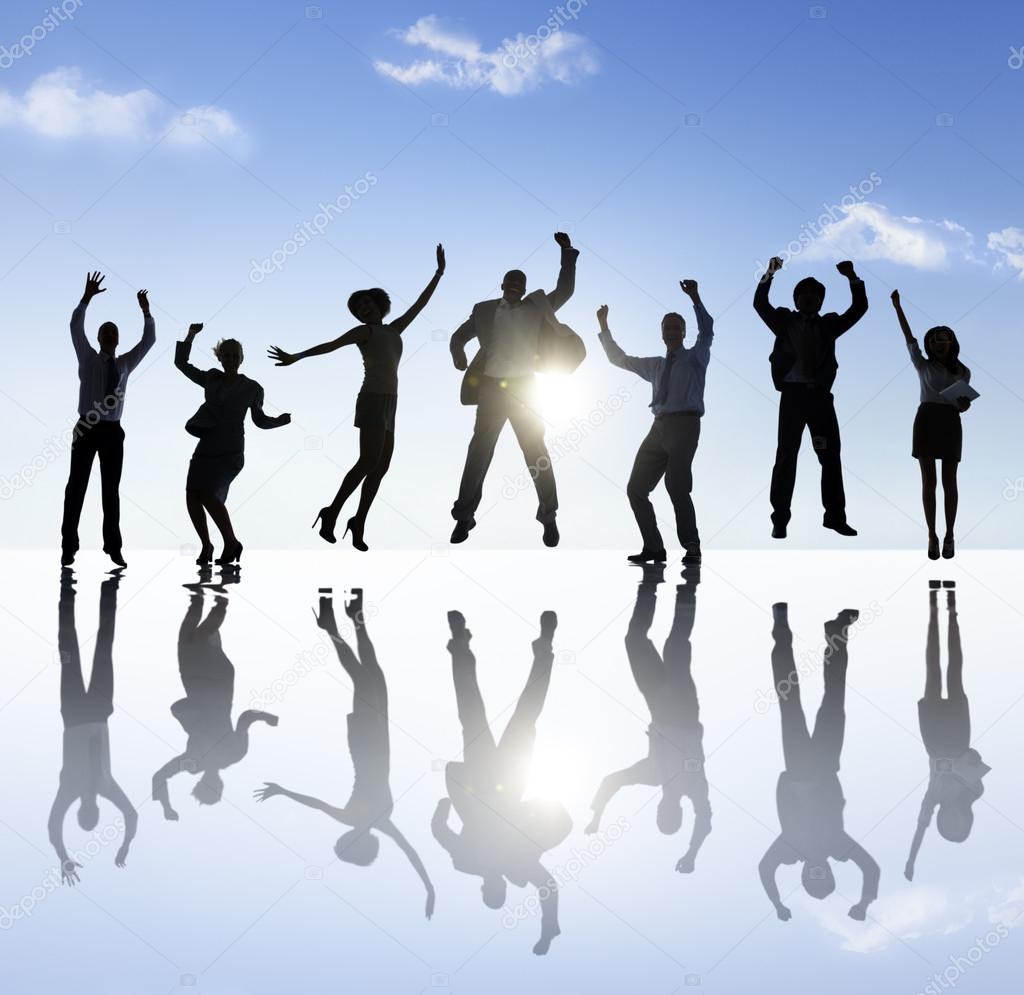Business People Celebrating — Stock Photo © Rawpixel #52450001 Business People Celebrating — Stock Photo © Rawpixel #52450001