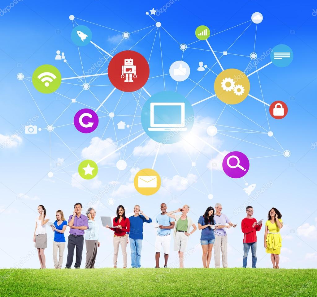 People Social Networking And Related Symbols — Stock Photo © Rawpixel ...