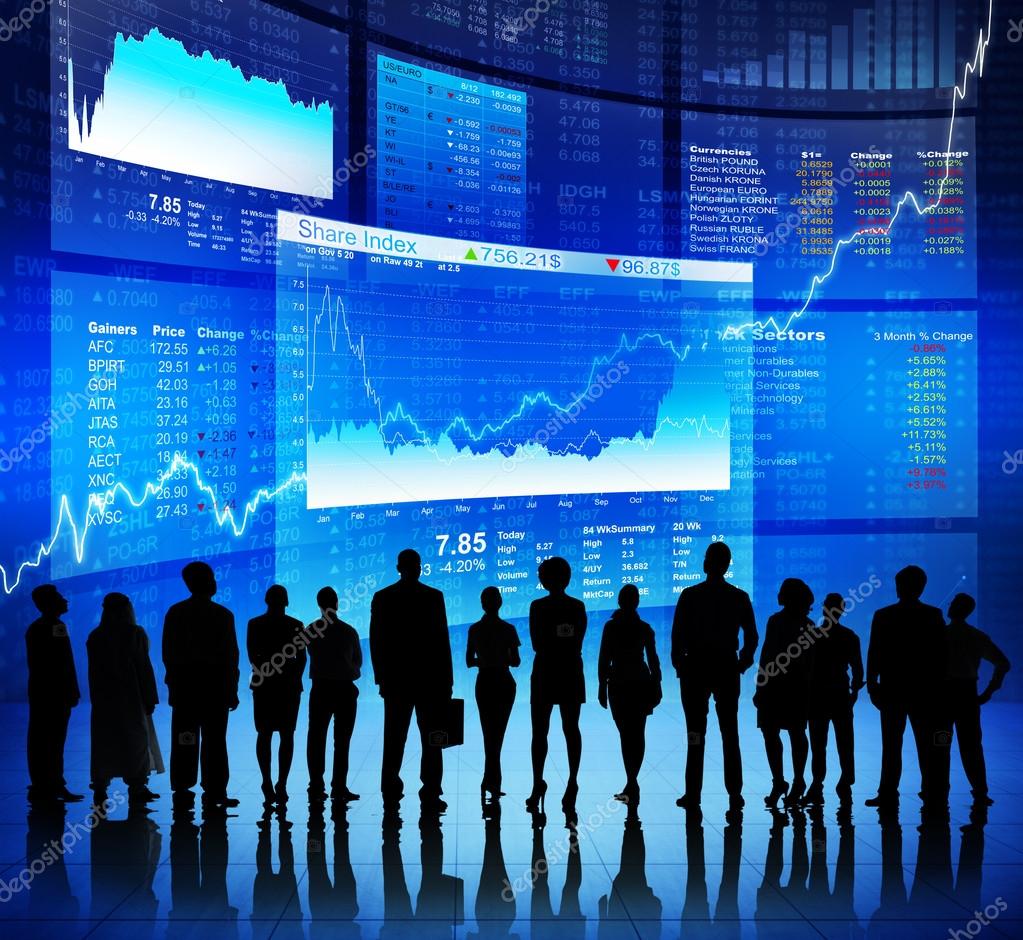 Business people at Stock Market — Stock Photo © Rawpixel #52453637