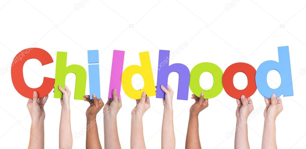 Hands Holding Word Childhood — Stock Photo © Rawpixel #52462609