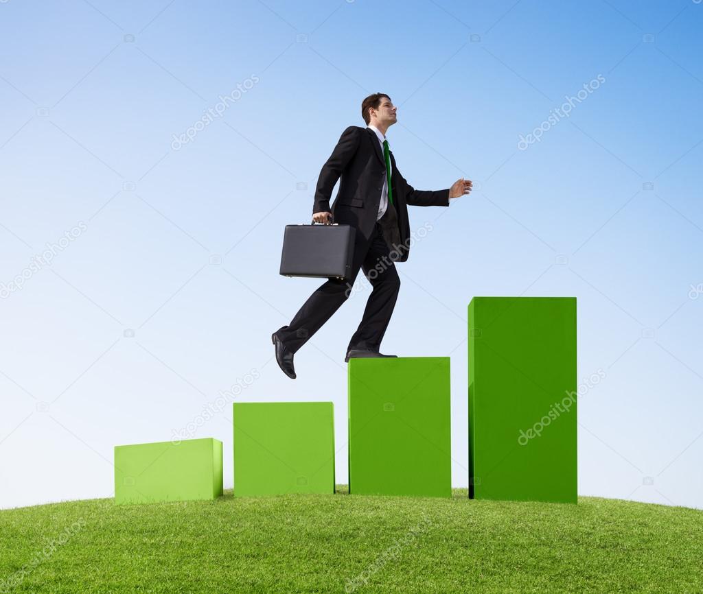 Businessman goes up Stock Photo by ©Rawpixel 52463475