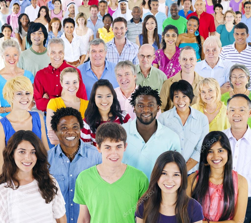 Large Group of multi- ethnic people Stock Photo by ©Rawpixel 52470183