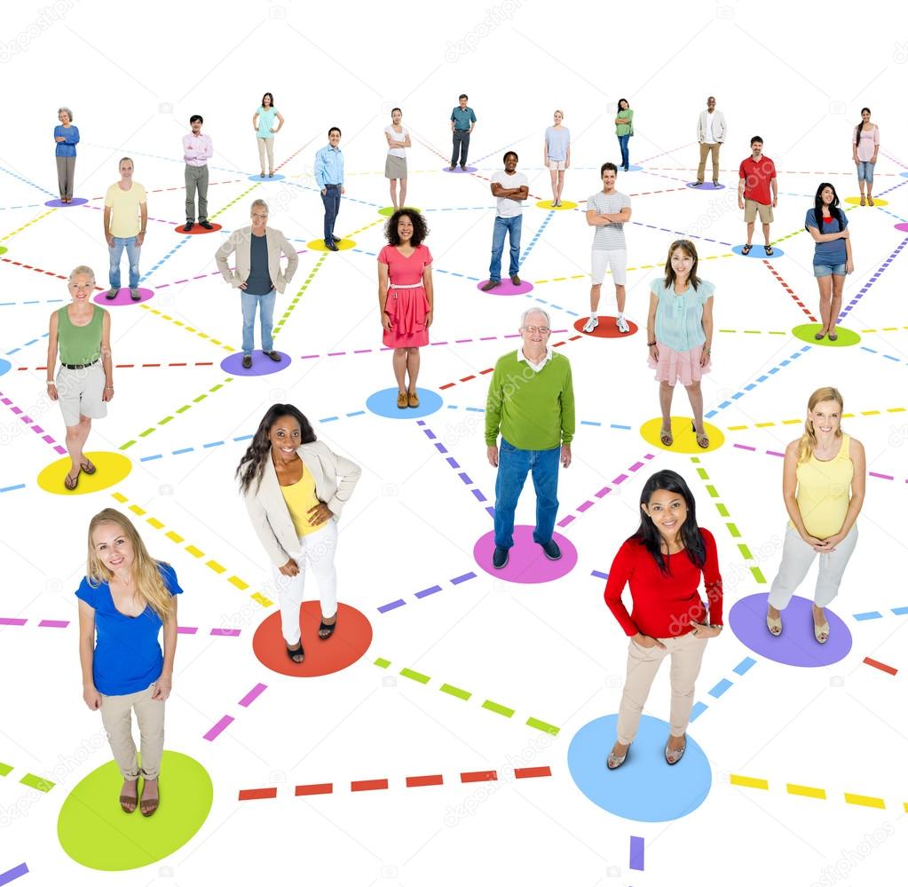 personas conectadas juntas — Foto de stock © Rawpixel #52470245