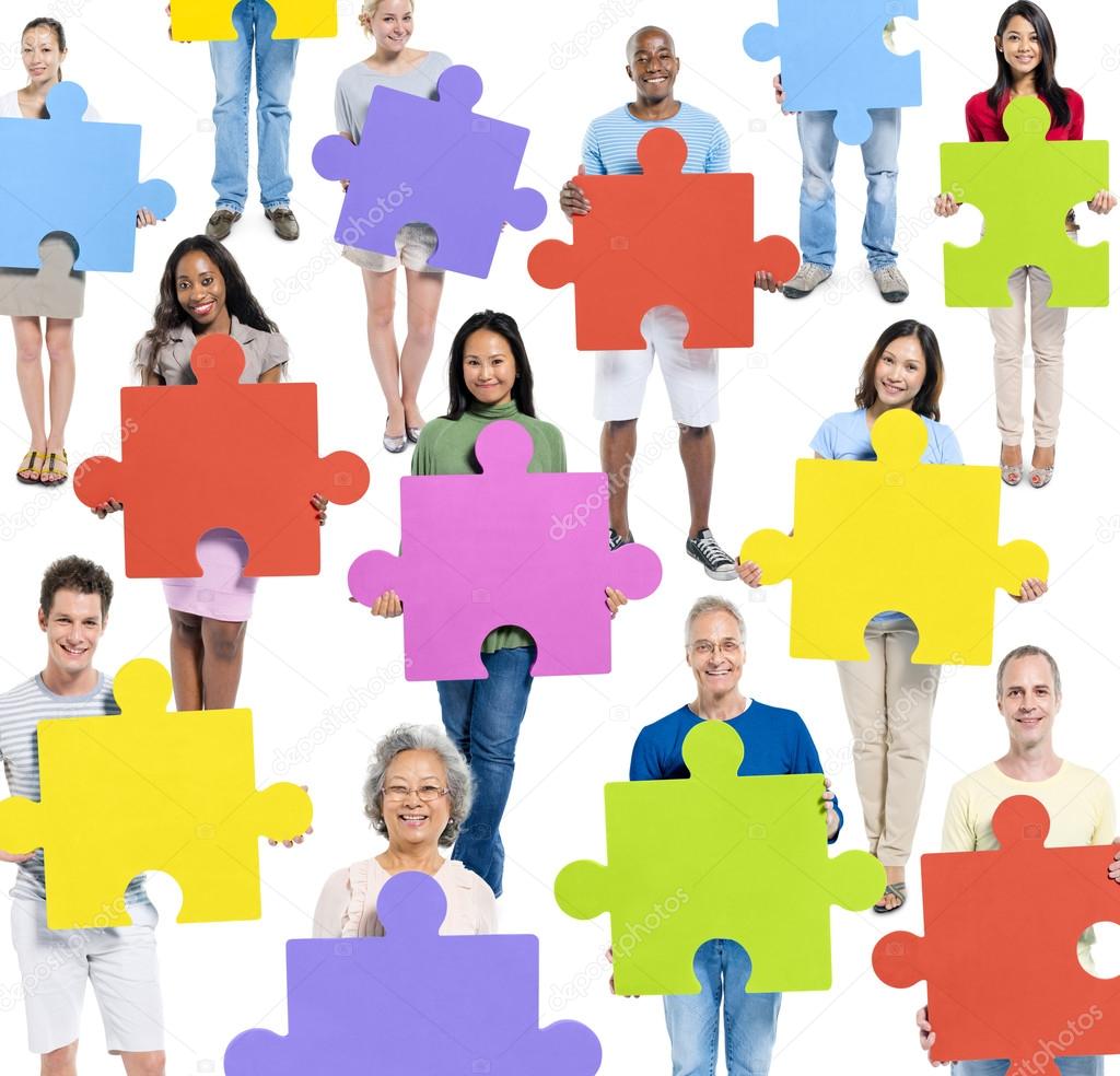 People holding Jigsaw puzzles Stock Photo by ©Rawpixel 59957715
