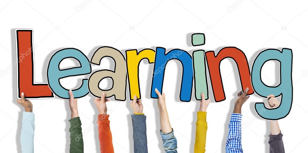 Group of Hands Holding Word Learning — Stock Photo © Rawpixel #59985099