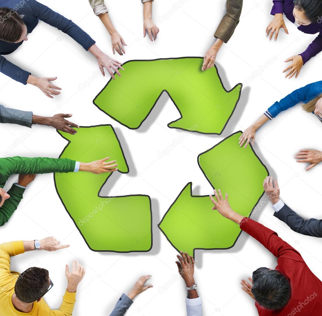 People with Recycling Symbol Stock Photo by ©Rawpixel 60054611