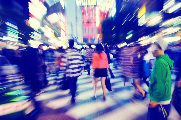 Large Crowd Walking in a City Stock Photo by ©Rawpixel 116445852